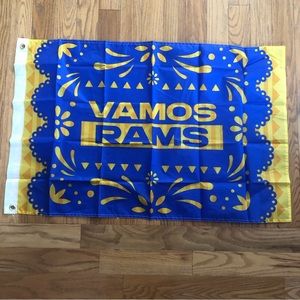 NFL | Other | Los Angeles Rams 223 Vamos Rams Wall Flag Rally Flag ...